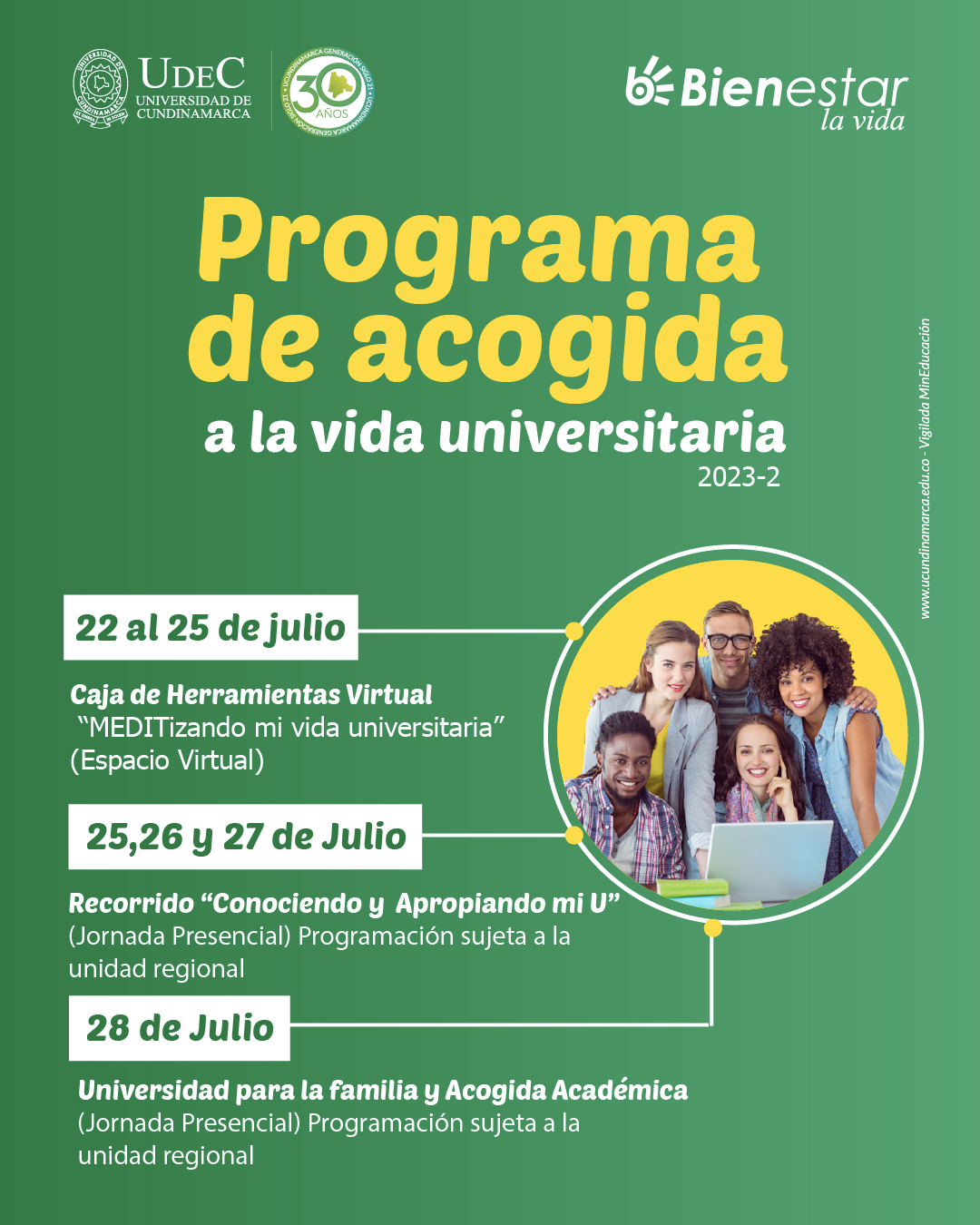 Programa de acogida a la vida universitaria