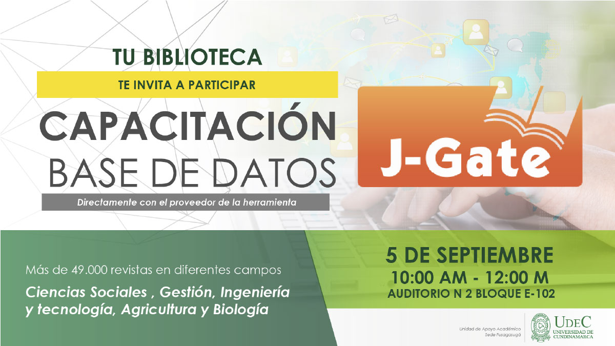 Capacitación - Base de datos J-Gate